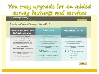 Survey Monkey Tutorial Guide | PPT