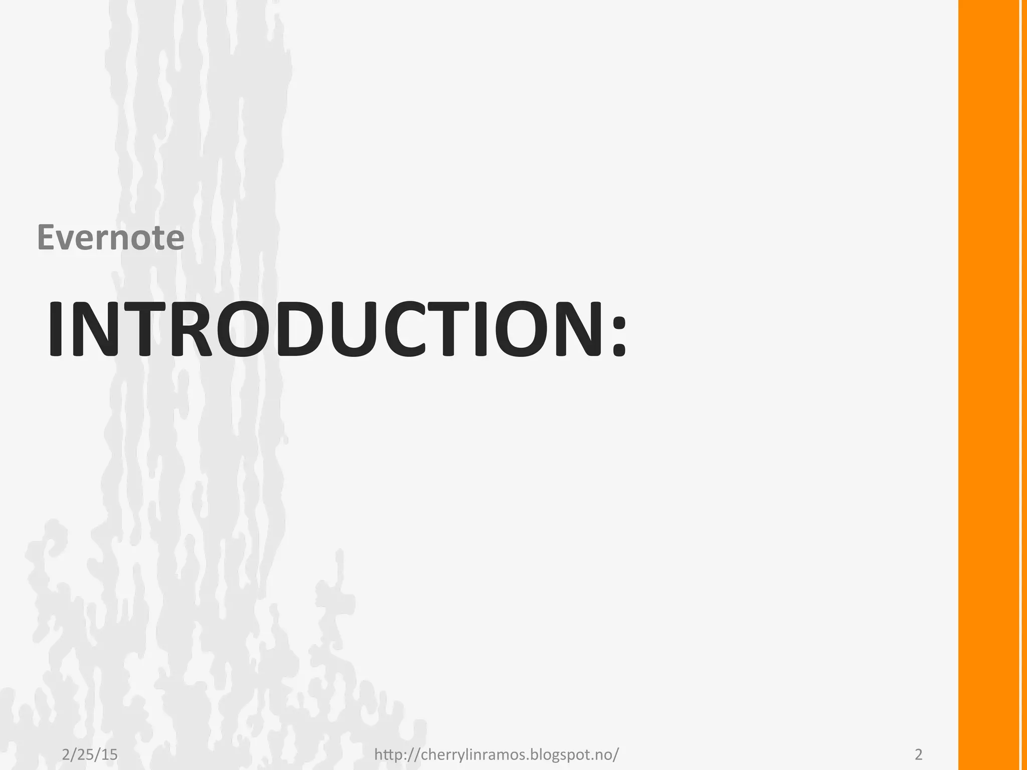 Basic tutorial how to use Evernote | PPT