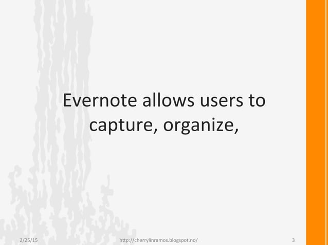 Basic tutorial how to use Evernote | PPT