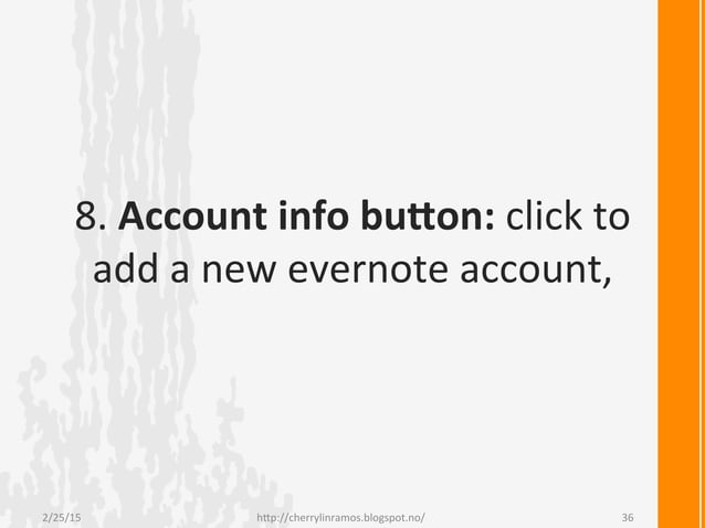 Basic tutorial how to use Evernote | PPT