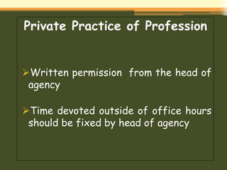 limitations and prohibitions on appointment of government employees | PPTX