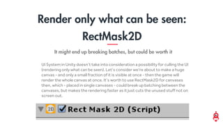 What the Unity engine documentation does not tell you? | PPT