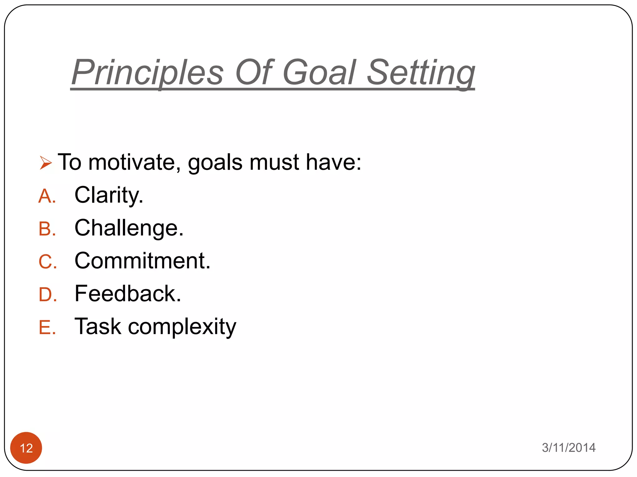 Goal Setting Theory | PPTX