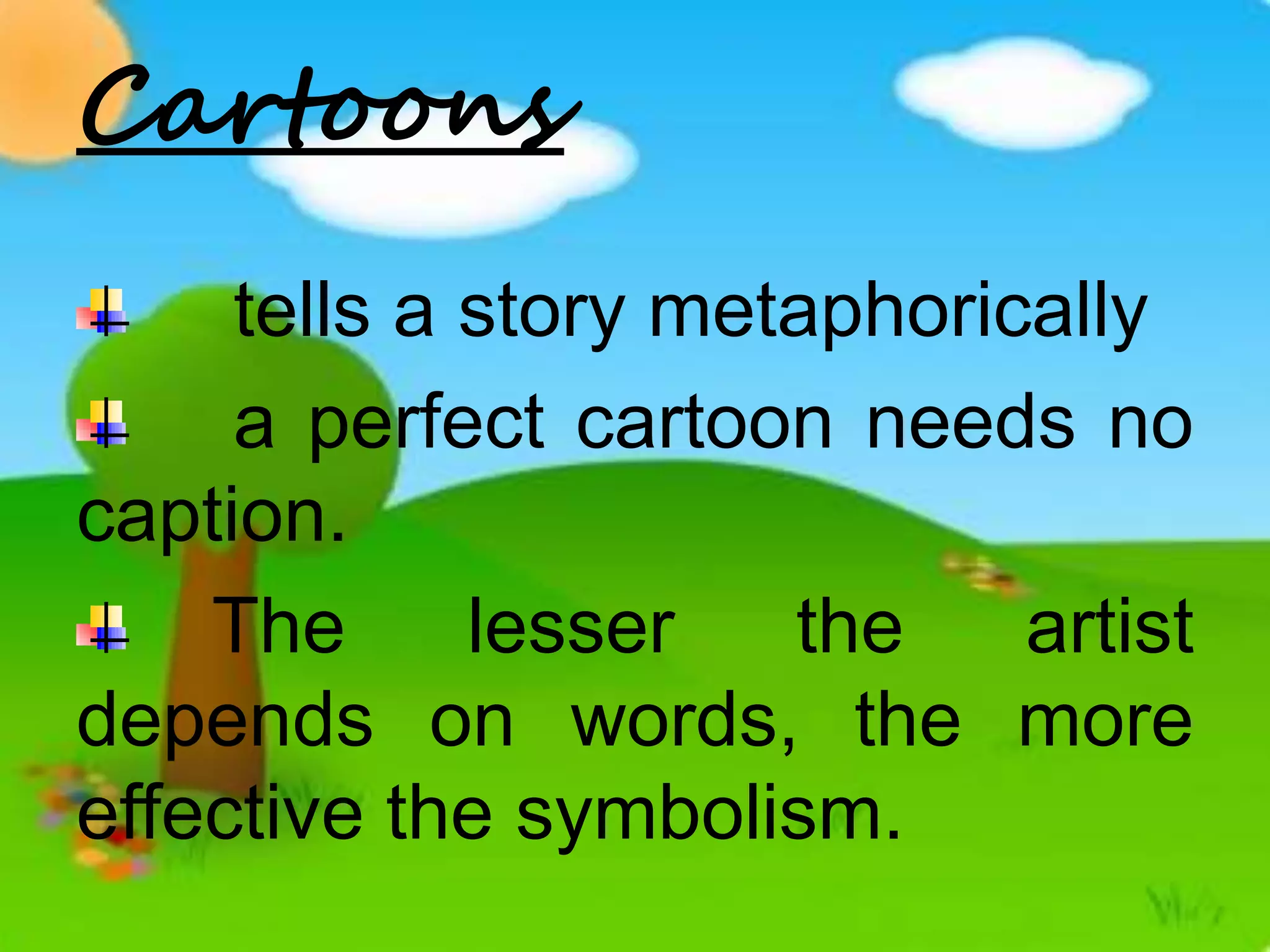 CARTOONS (teaching with visual symbols) | PPTX