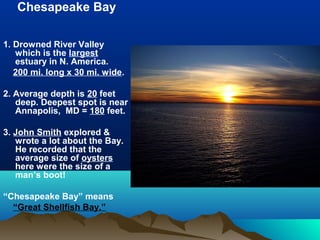 5 Chesapeake bay notes watershed | PPT | Geography | Science