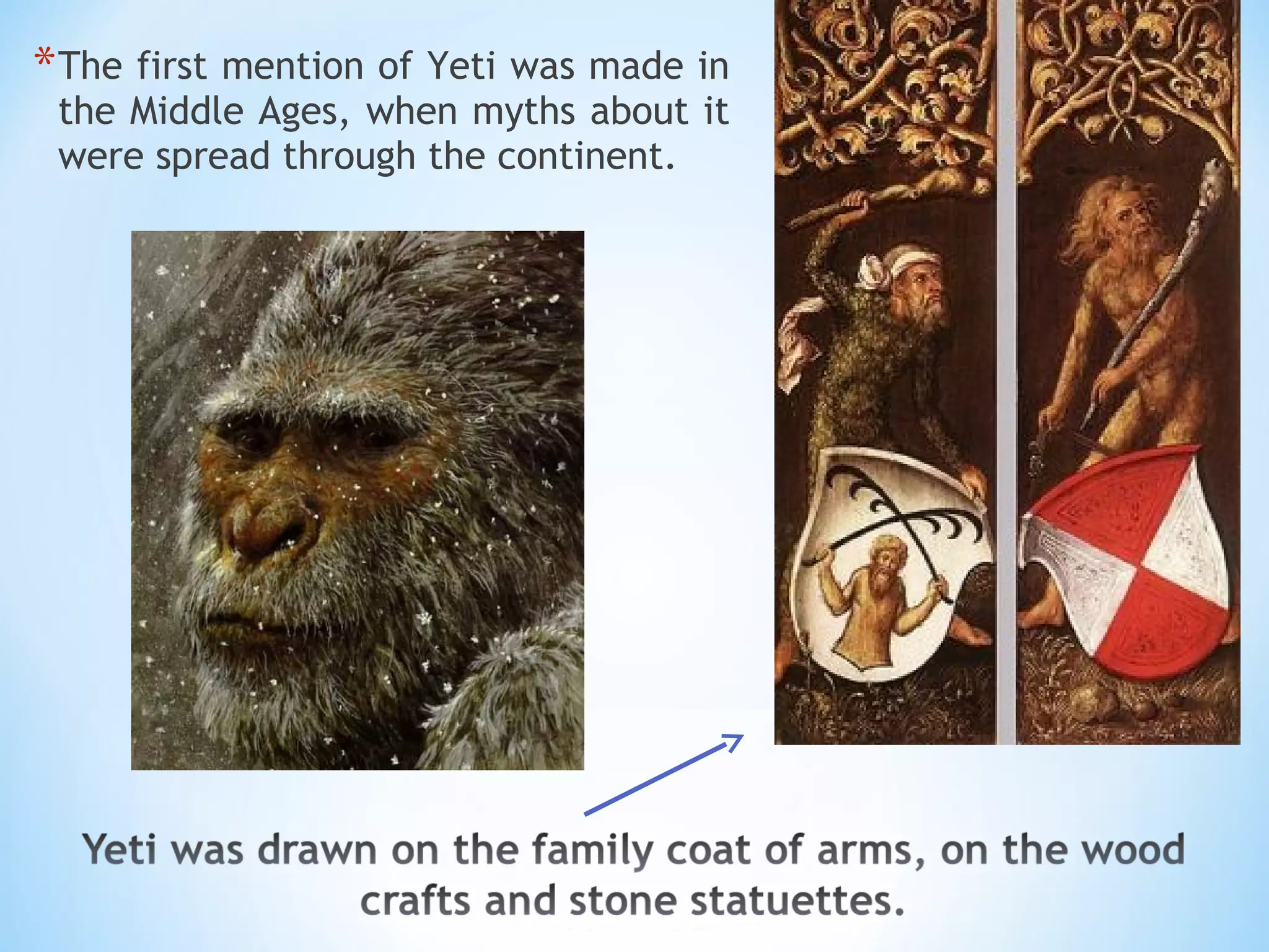 Chesnokova presentation yeti | PPT