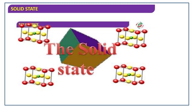 CLASS 12th CHEMISTRY SOLID STATE ppt (Animated) | PPT