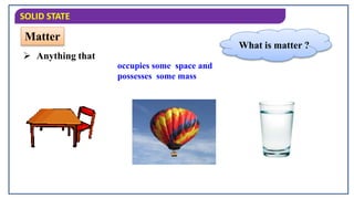 CLASS 12th CHEMISTRY SOLID STATE ppt (Animated) | PPT