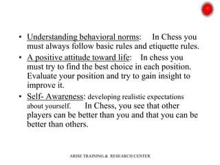 Chess teaching life skills | PPSX | Board Games and Puzzles | Games and ...
