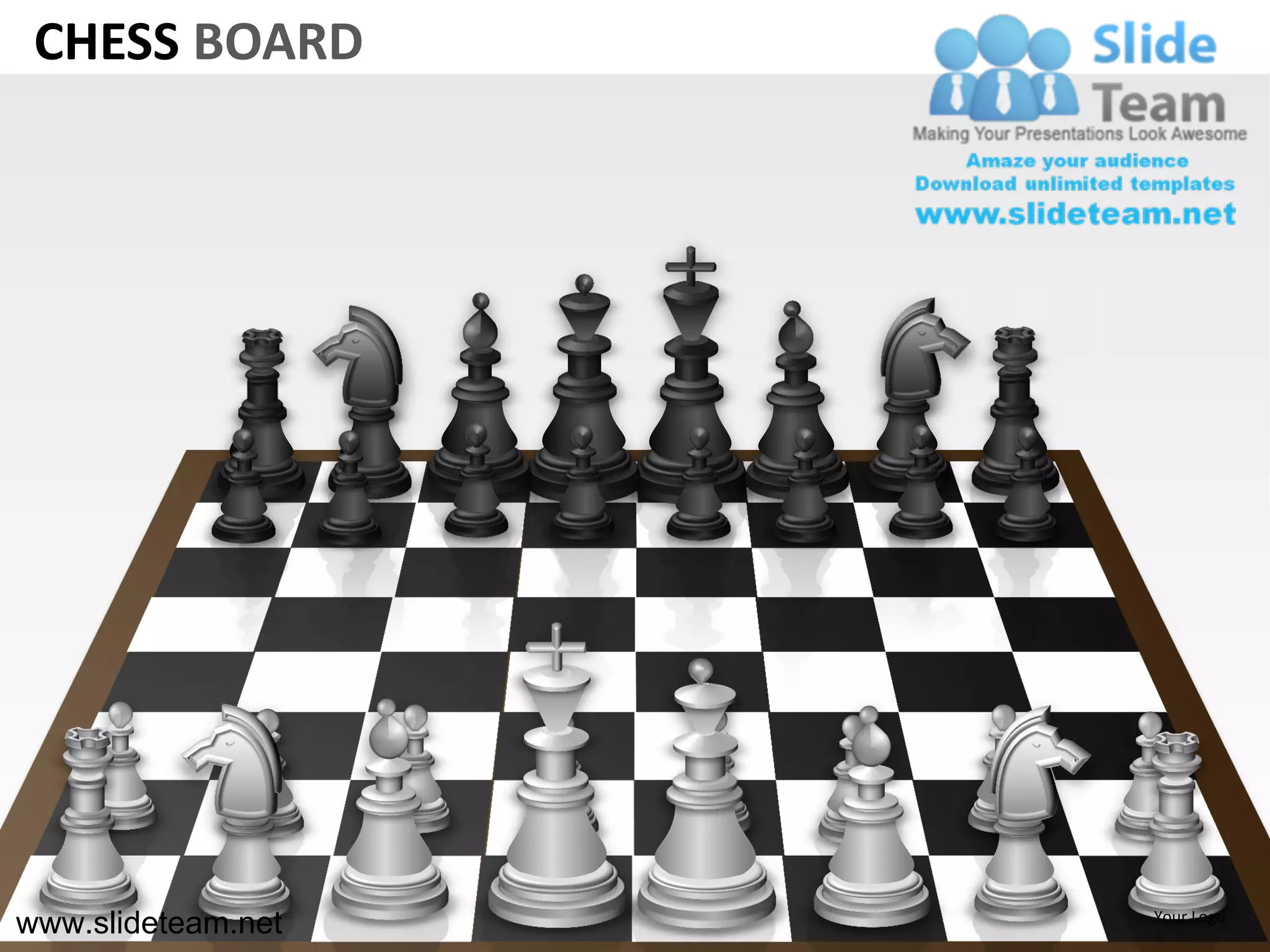 Chess board powerpoint presentation templates. | PDF