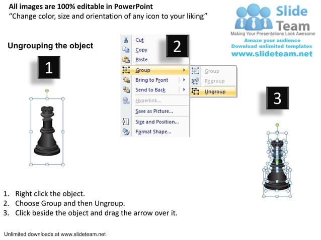 Chess board with pieces power point slides and ppt diagram templates | PDF