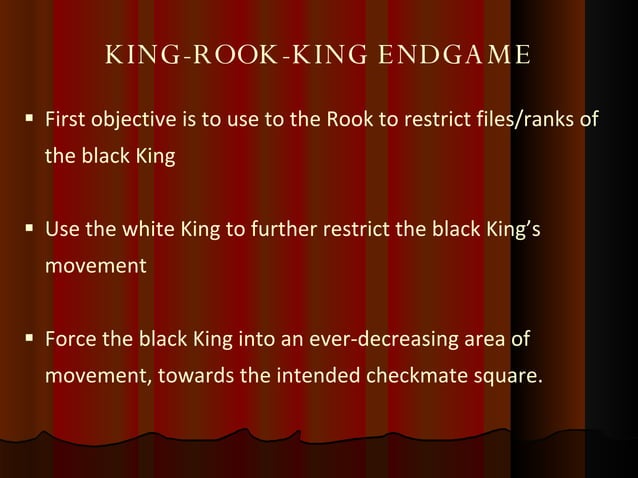 Chess end games using Neural Networks | PPT