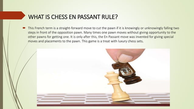 CHESS EN PASSANT RULE | PPT