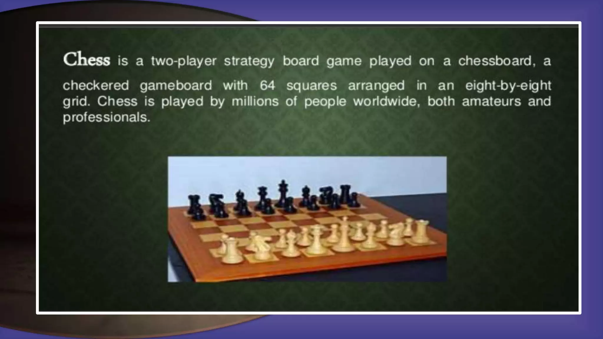 CHESS 3rd quarter P.E Grade 8 | PPTX