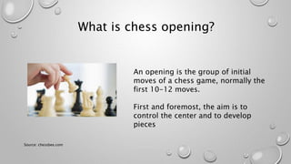 Chess openings slide 1 | PPTX