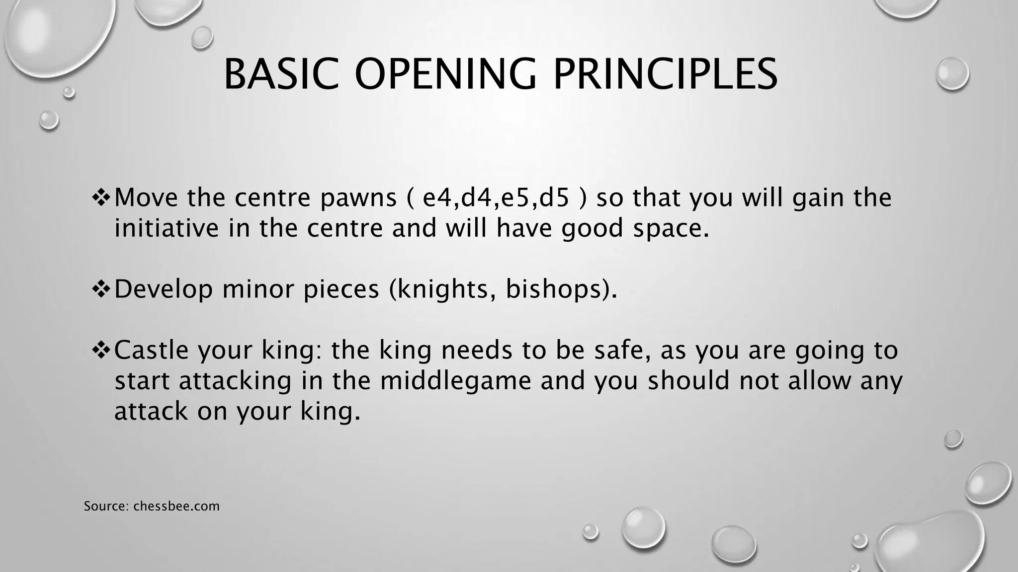 Chess openings slide 2 | PPTX