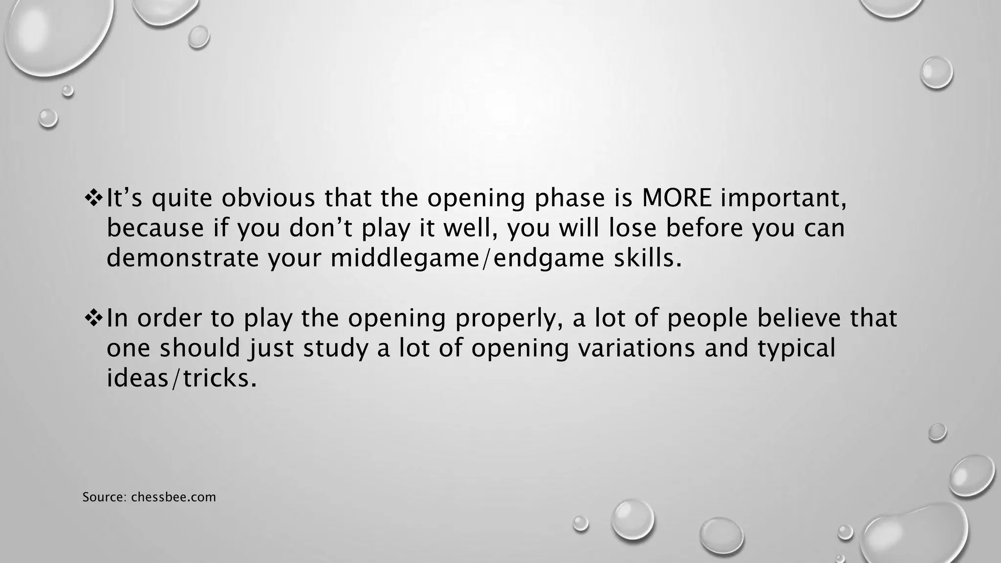 Chess openings slide 3 | PPTX