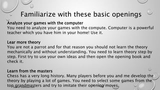 Chess openings slide 3 | PPTX