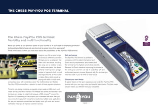 Chess Pay4 You Pos Terminal Lr | PPT