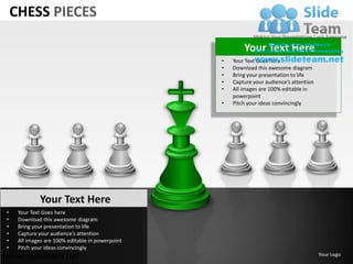Chess pieces powerpoint ppt slides. | PDF