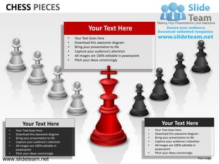 Chess pieces powerpoint ppt slides. | PDF