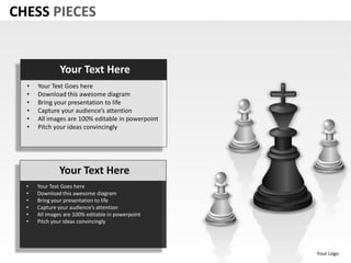 Chess pieces powerpoint presentation templates | PPTX