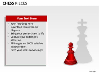 Chess pieces powerpoint presentation templates | PPTX
