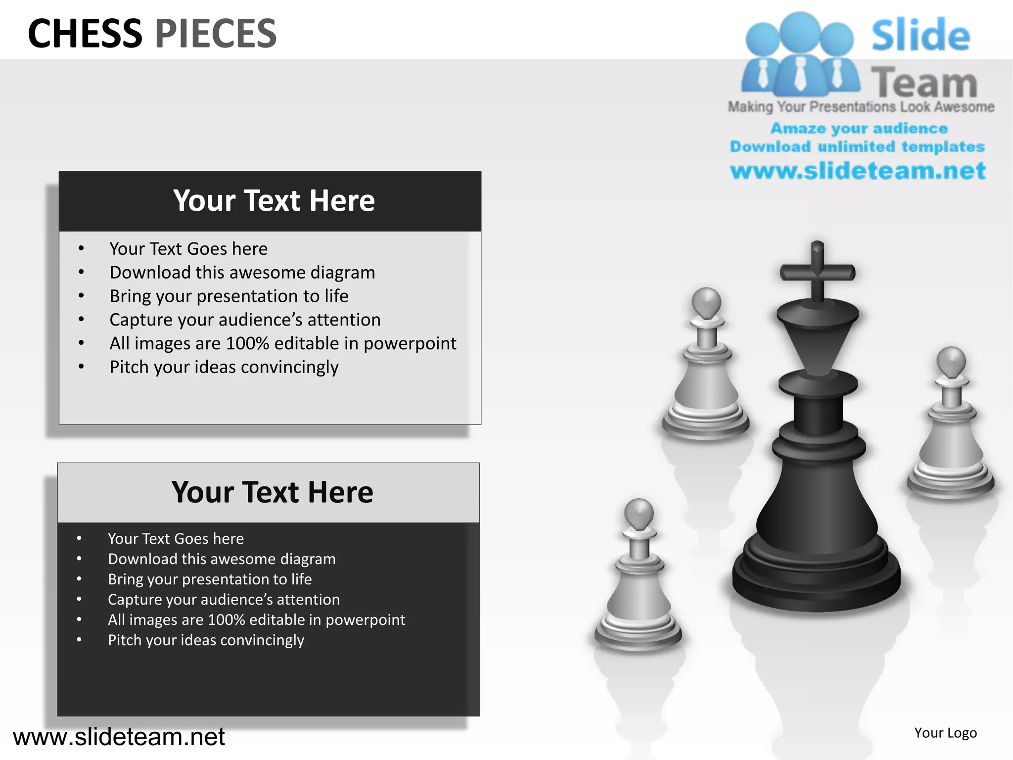 Chess pieces powerpoint presentation templates. | PDF