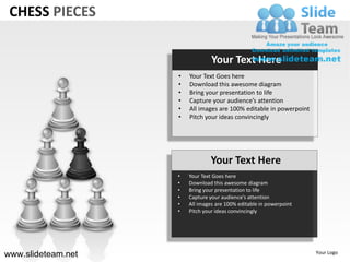 Chess pieces powerpoint presentation templates. | PPT