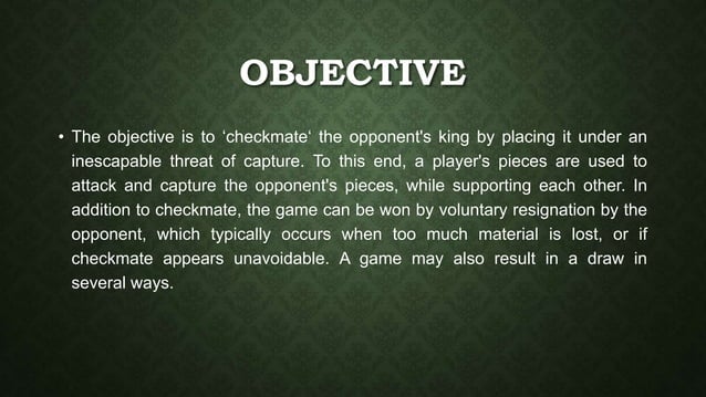 Chess powerpoint presentation | PPTX | Board Games and Puzzles | Games ...