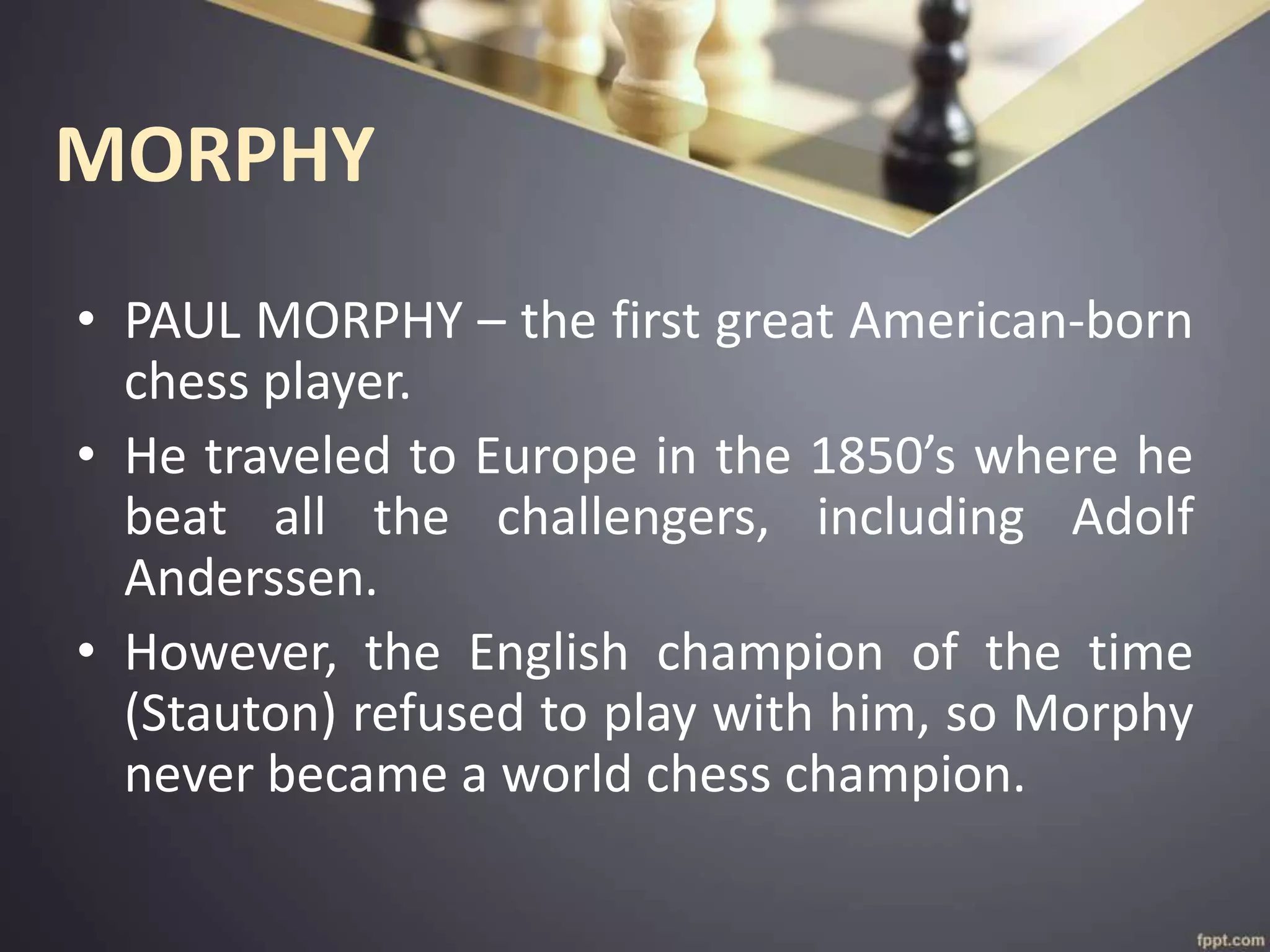 CHESS ppt.pptx | Board Games and Puzzles | Games and Puzzles