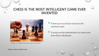 Chess rules for beginners 1 sample | PPTX