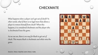 Chess rules for beginners part 3 | PPT