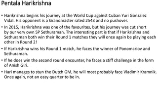 Chess world cup 2017 | PPTX