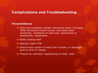 Chest Drain Managment | PDF