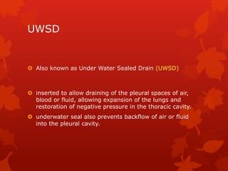 Chest Drain Managment | PDF