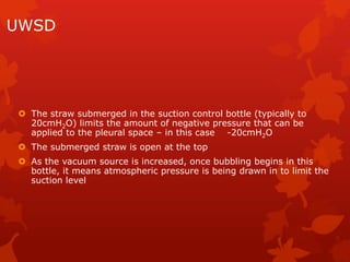 Chest Drain Managment | PDF