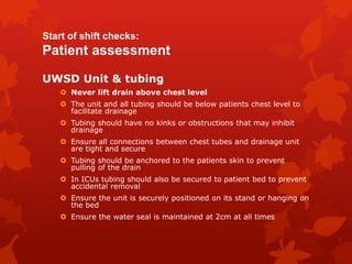 Chest Drain Managment | PDF
