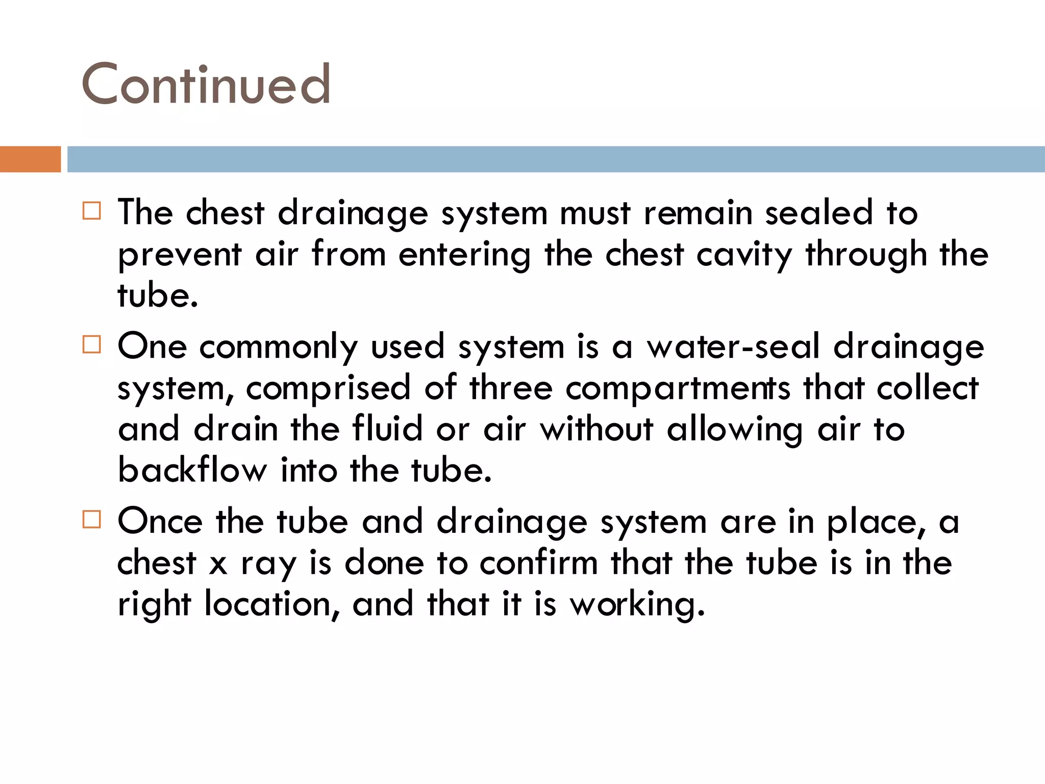 Chest Drainage | PPT