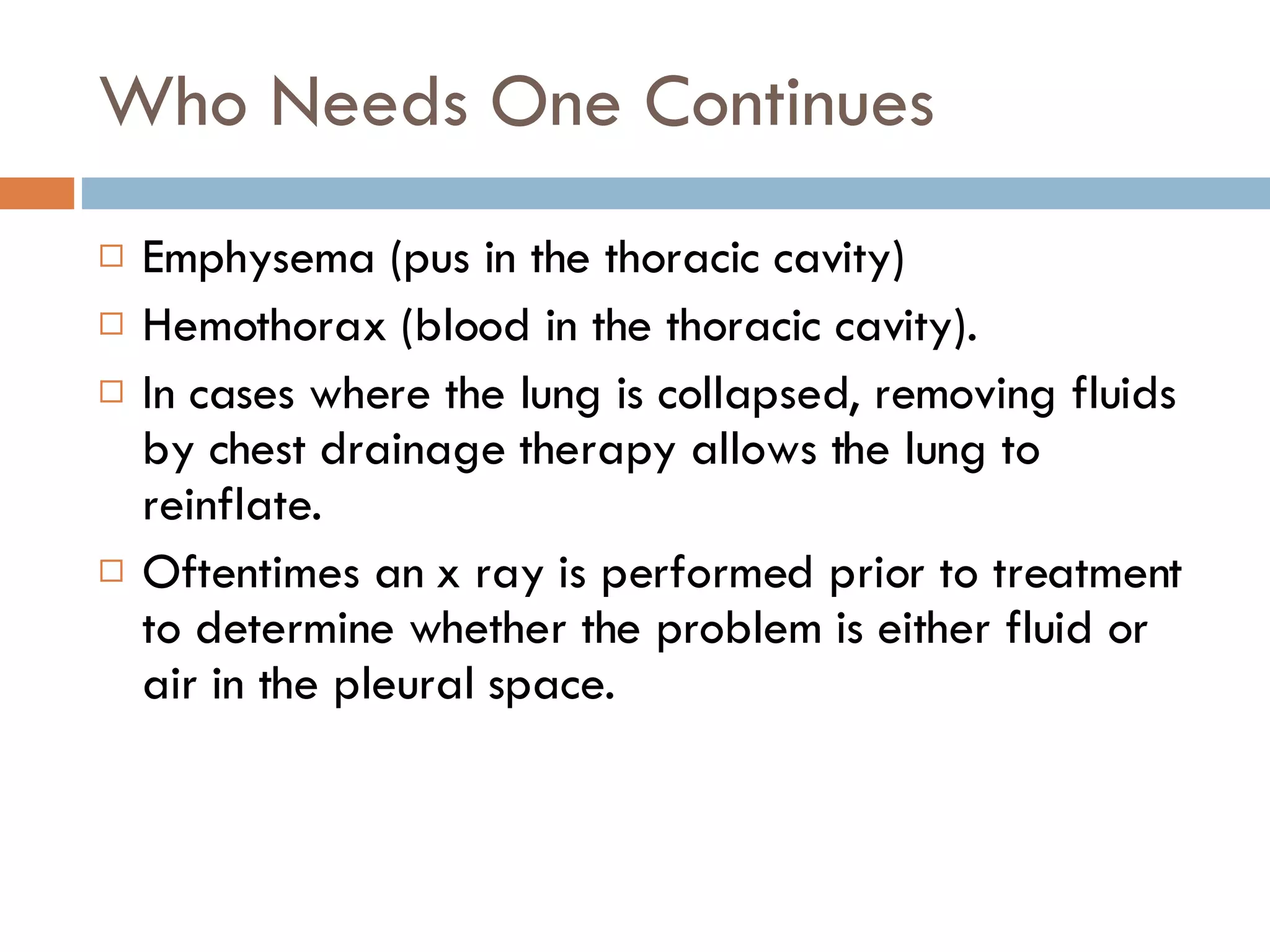 Chest Drainage | PPT