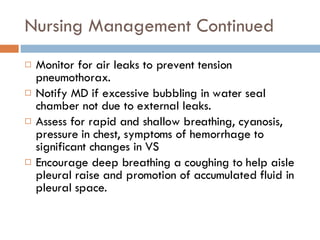 Chest Drainage | PPT