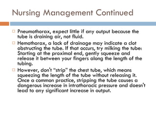 Chest Drainage | PPT