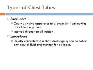 Chest Drainage | PPT