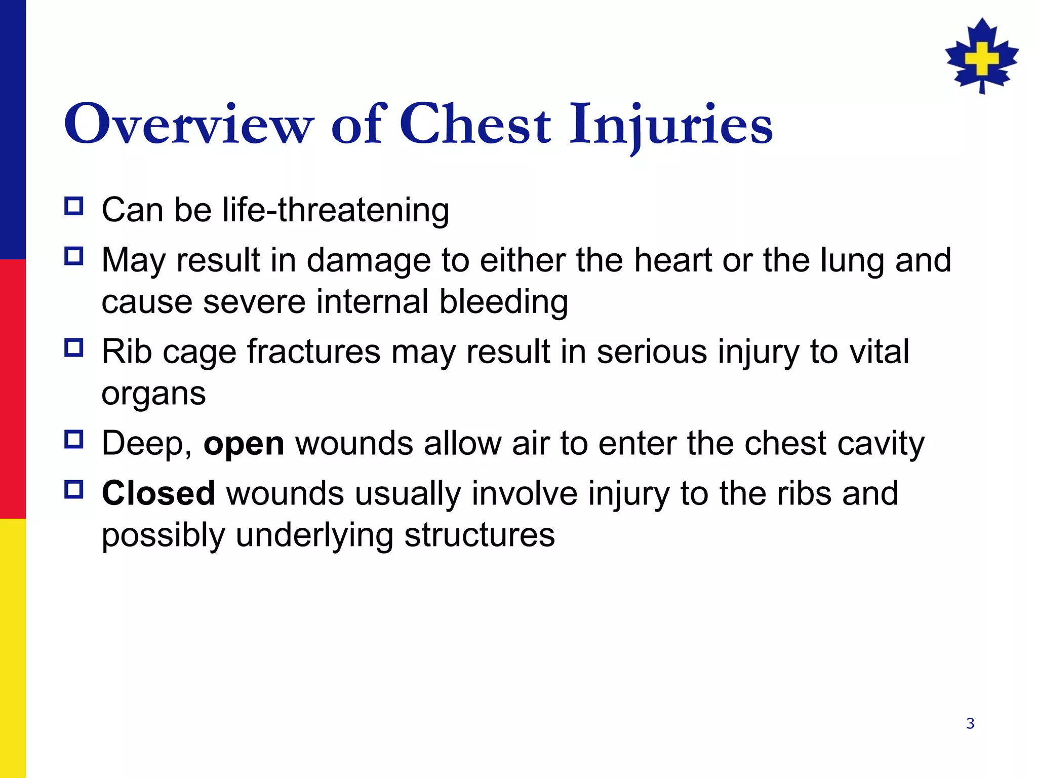 Chest injuries | PPT
