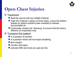 Chest injuries | PPT