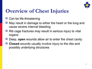 Chest injuries | PPT