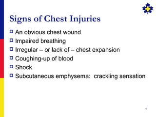 Chest injuries | PPT