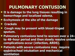 Chest Trauma | PPT