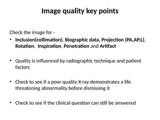 Chest-X-ray-Quality.presentations for med | PPTX