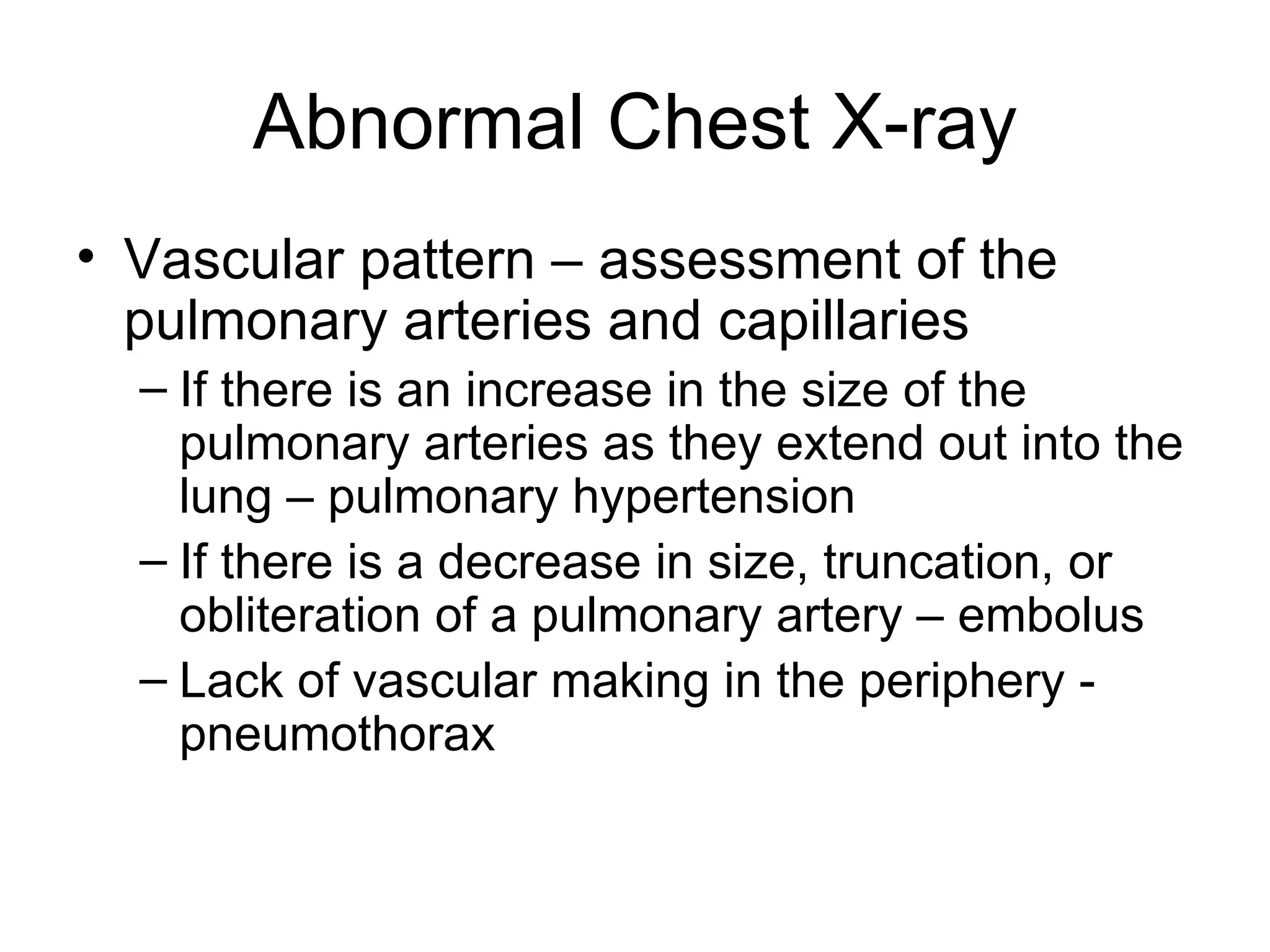 Chest X Ray Interpretation | PPT